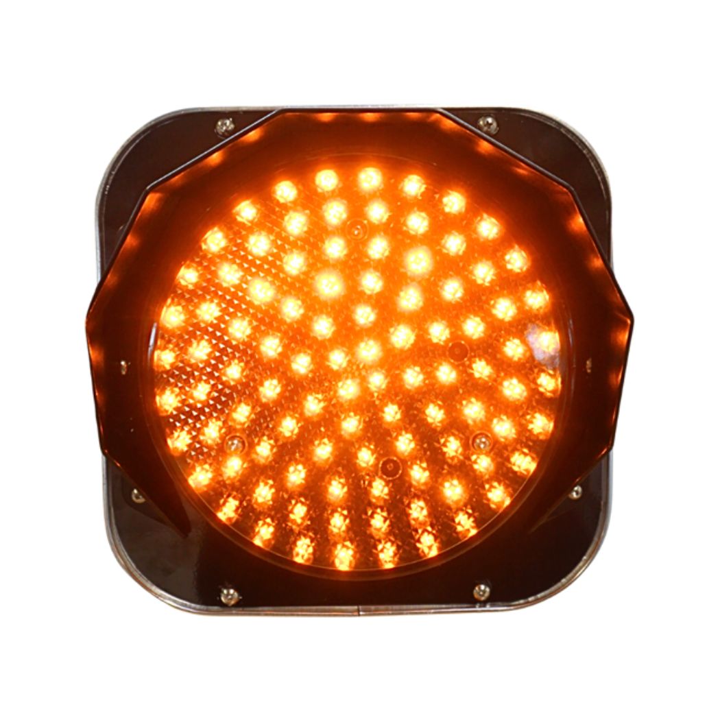 FEU ORANGE CLIGNOTANT 160434 - feu clignotant caisson aluminium