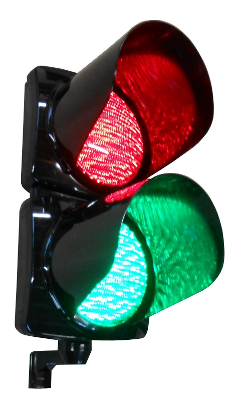 Feu bicolore rouge et vert D200 mm 16087X