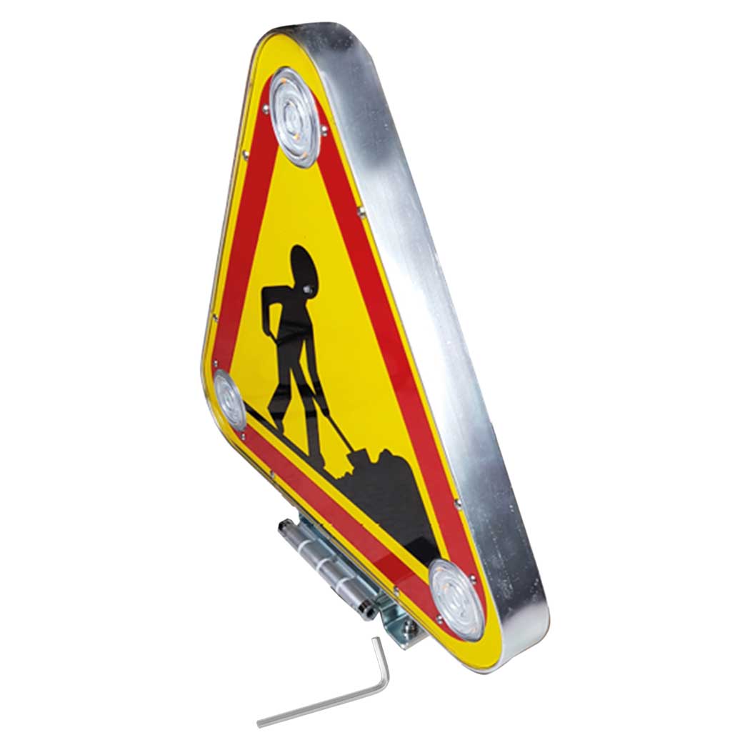 Triflash led 500mm Aluminium