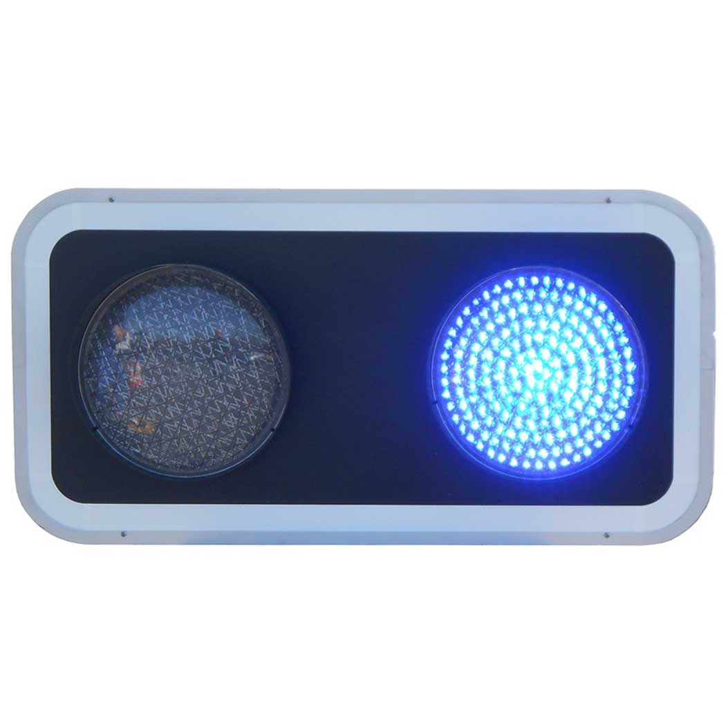 Feu maritime bicolore à leds D200mm ou 300mm