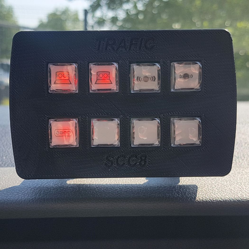 Boîtier de commande 8 touches SCC8