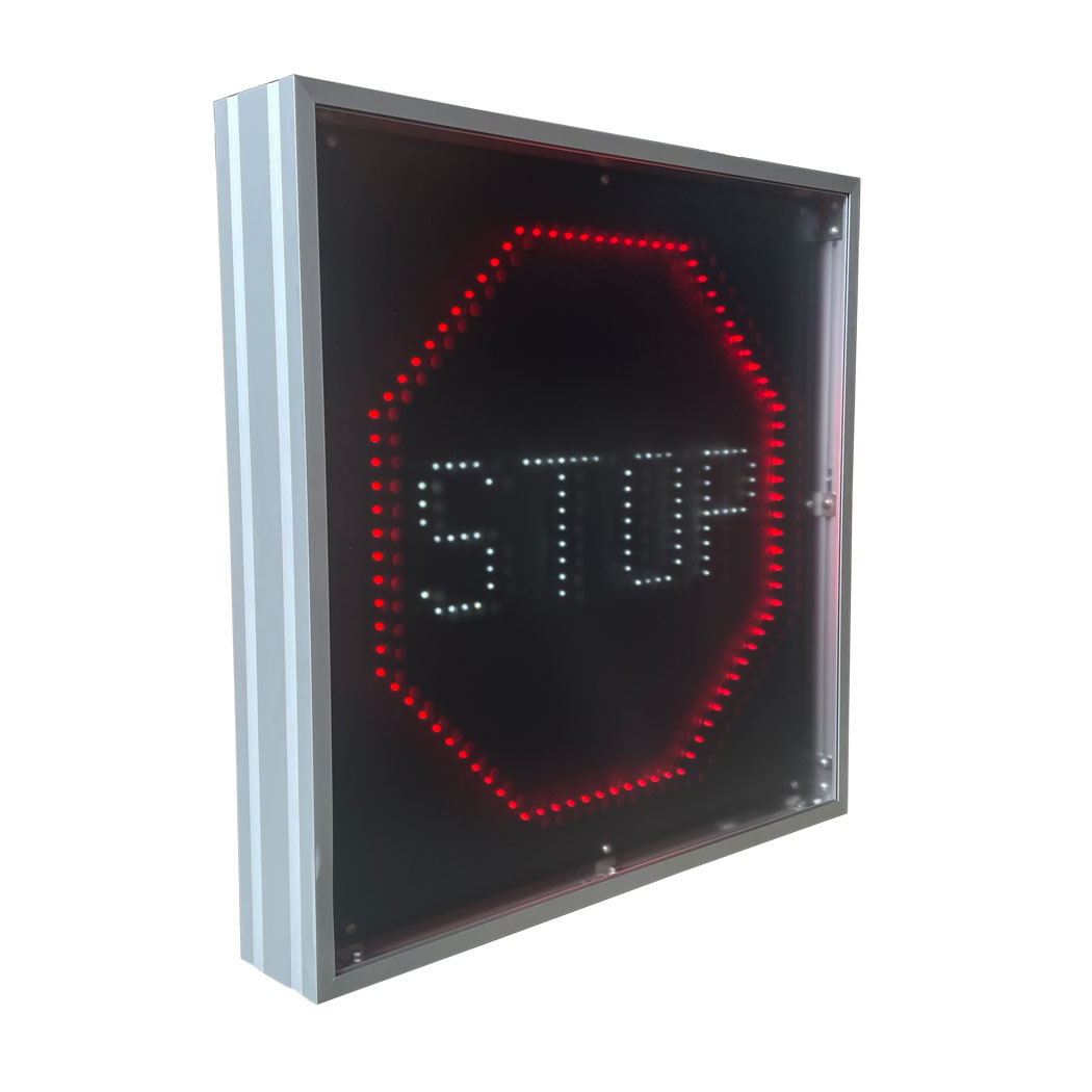 Panneau dynamique AB4 STOP avec leds haute intensité
