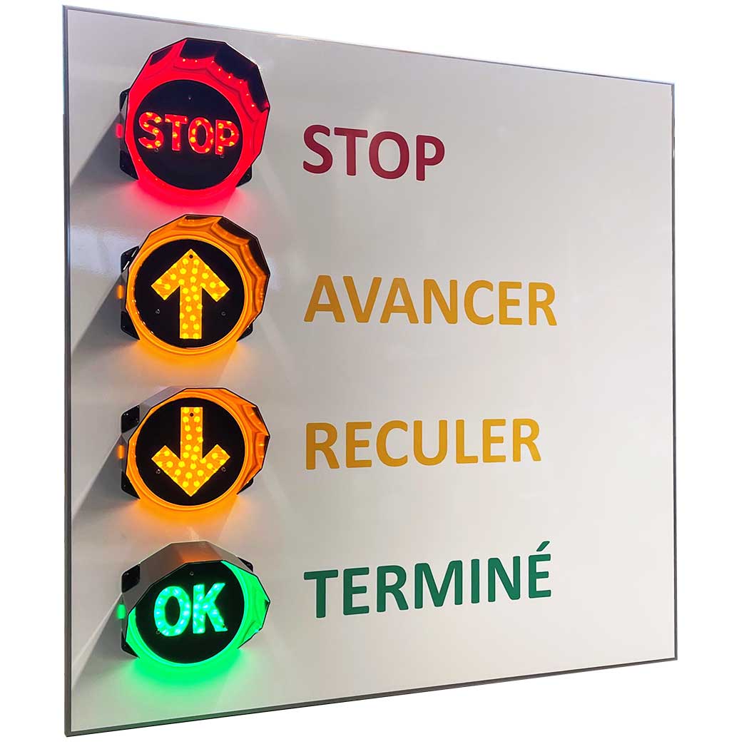 Feu led personnalisable en applique 16096X