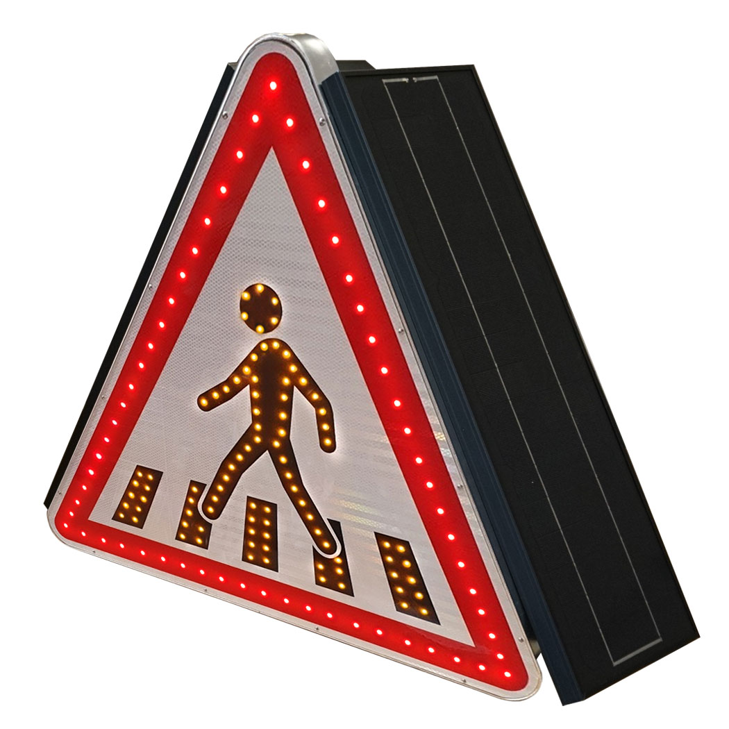 Panneau lumineux passage piéton leds 1412XX